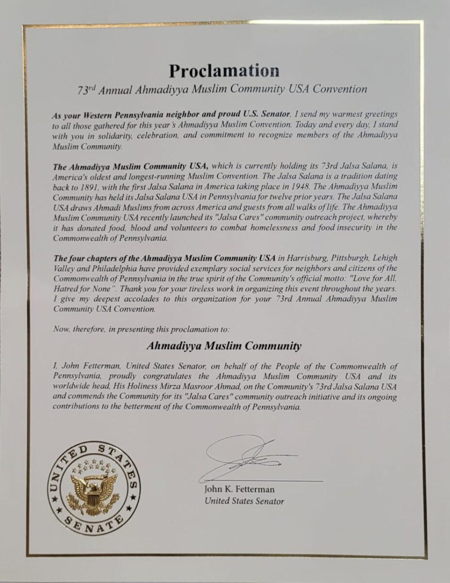 America’s Muslim Convention Emphasizes Service and Peacemaking - True Islam